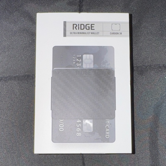 Ridge | Accessories | Ridge Carbon Fiber Key Card Holder Black | Poshmark